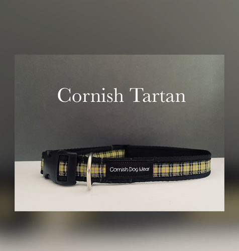 Cornish Tartan Dog Collar | cornish-dog-wear