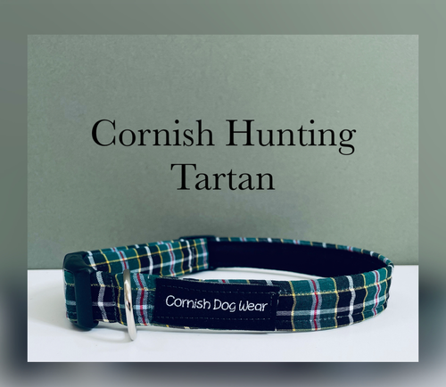 Cornish Hunting Tartan Dog Collar | cornish-dog-wear