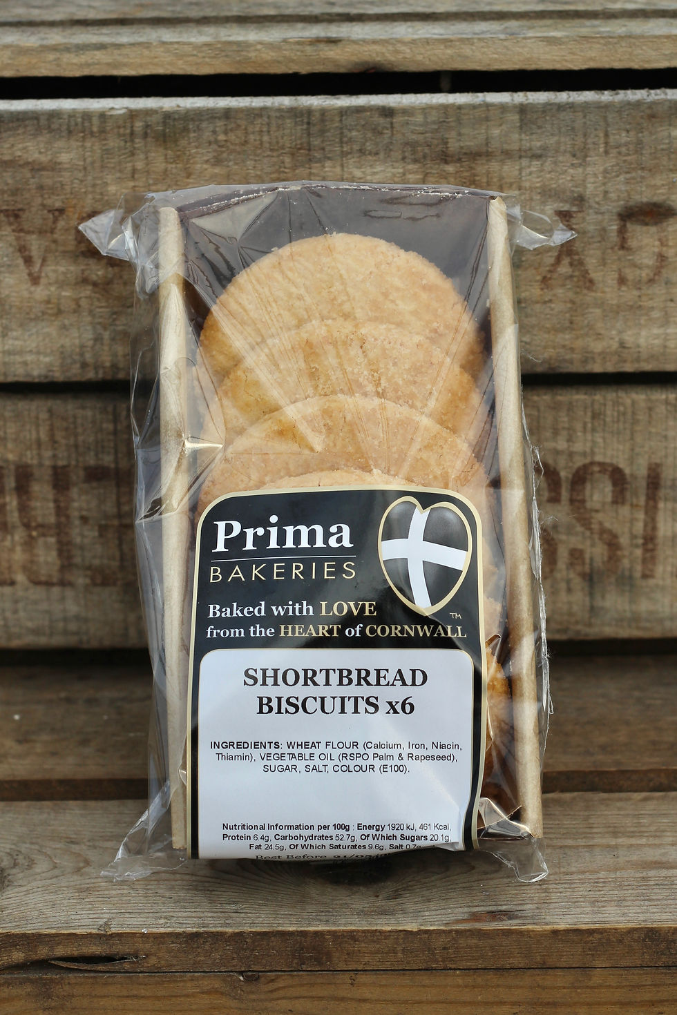Prima Bakeries Classic Shortbread Biscuits x 6 | Cornish Farm Shop