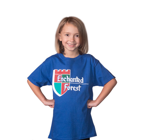 Youth Enchanted Forest Shield T-shirt | enchantedforest