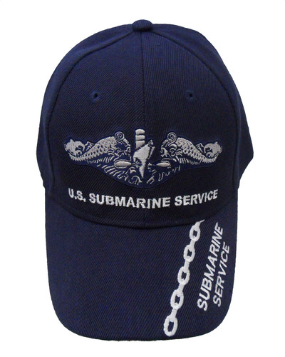 U.S. Submarine Service w/ Chain Cap - Navy Blue | Windcatcher