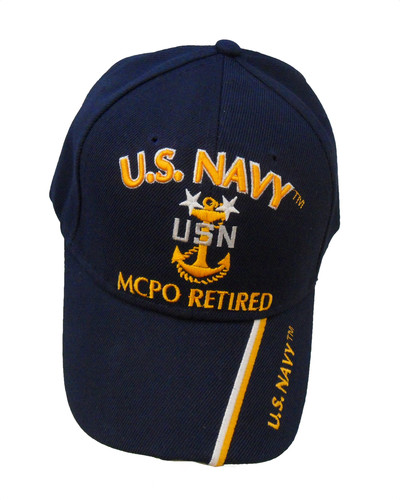 U.S. Navy MCPO Retired Cap - Navy Blue | Windcatcher