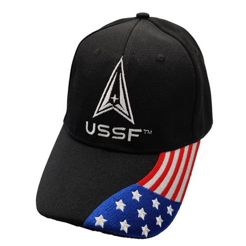 USSF Logo w/ Flag Cap - Black | Windcatcher