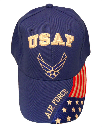 USAF Logo w/ Flag Cap - Royal Blue | Windcatcher
