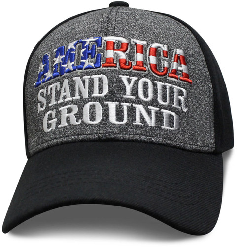 America Stand Your Ground Cap - Heather Gray/Black | Windcatcher