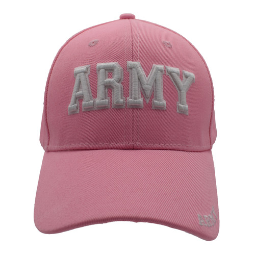 Army Block Letter Cap - Pink | Windcatcher
