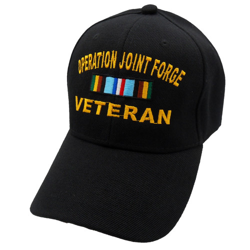 Operation Joint Forge Veteran Ribbon Cap - Black (6 Pieces) | Windcatcher