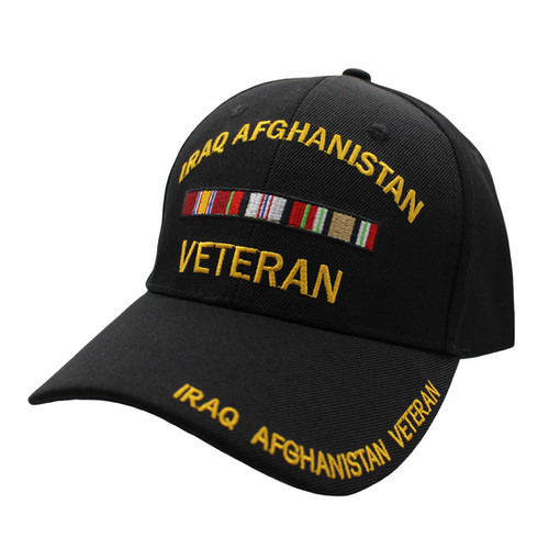 Iraq Afghanistan Veteran Arch Cap - Black | Windcatcher