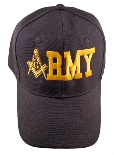 Army Mason Cap - Black (6 Pieces) | Windcatcher