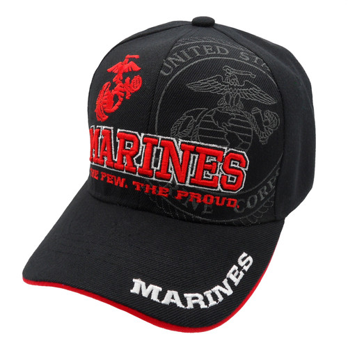 Marines The Few The Proud Cap - Black | Windcatcher