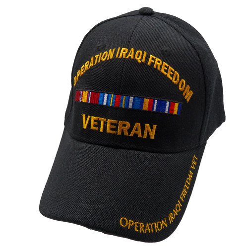 Operation Iraqi Freedom Veteran Arch Cap - Black | Windcatcher
