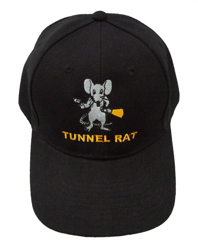 Tunnel Rat Cap - Black (6 Pieces) | Windcatcher