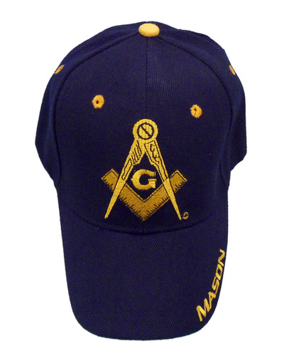 Masonic Square and Compass Cap - Navy Blue | Windcatcher