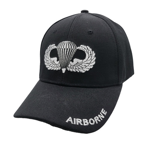 Airborne Wings Cap - Black | Windcatcher