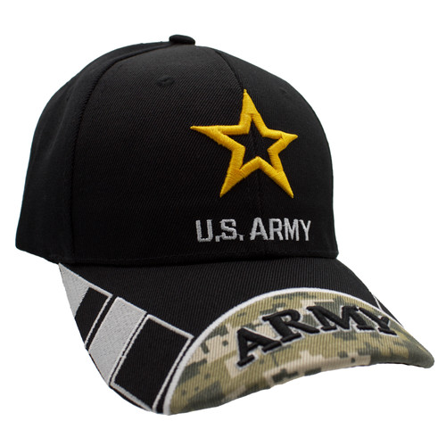 Army Logo w/ Squares Cap - Black | Windcatcher