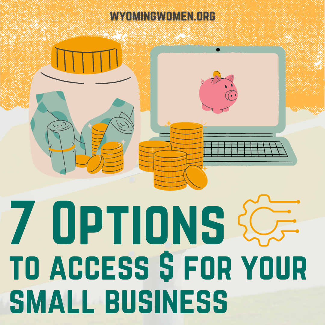 7 Options to Access Money for your Small Business | Wyoming Women's Busi