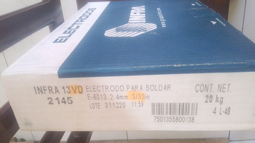Electrodos 6013 3/32 VD Infra Caja 20Kg | Dida Materiales