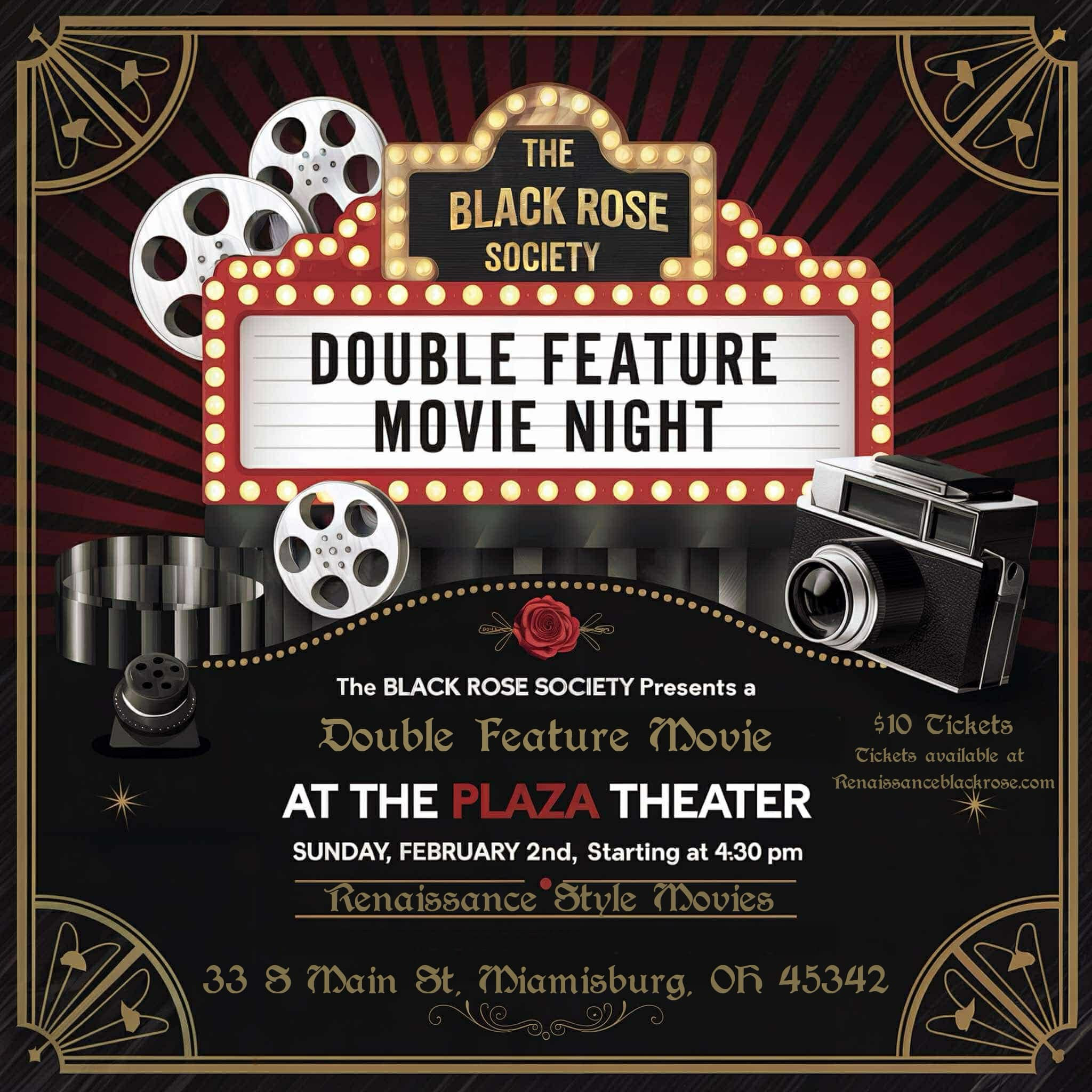 Black Rose Society Double Feature Movie | The Black Rose