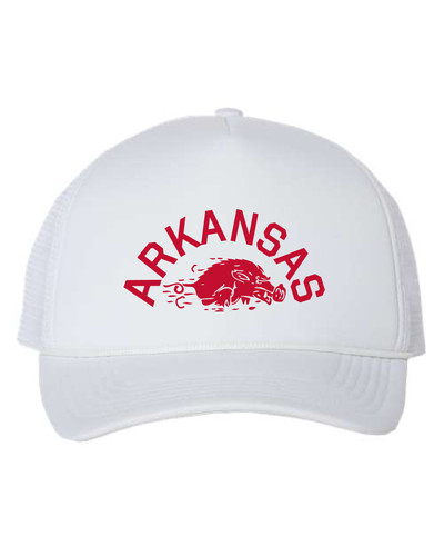 Arkansas Retro Razorback Foam Trucker Cap | Sideline Ink