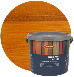 Golden Brown Fence Paint