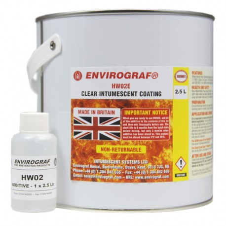 Envirograf fire retardant paint