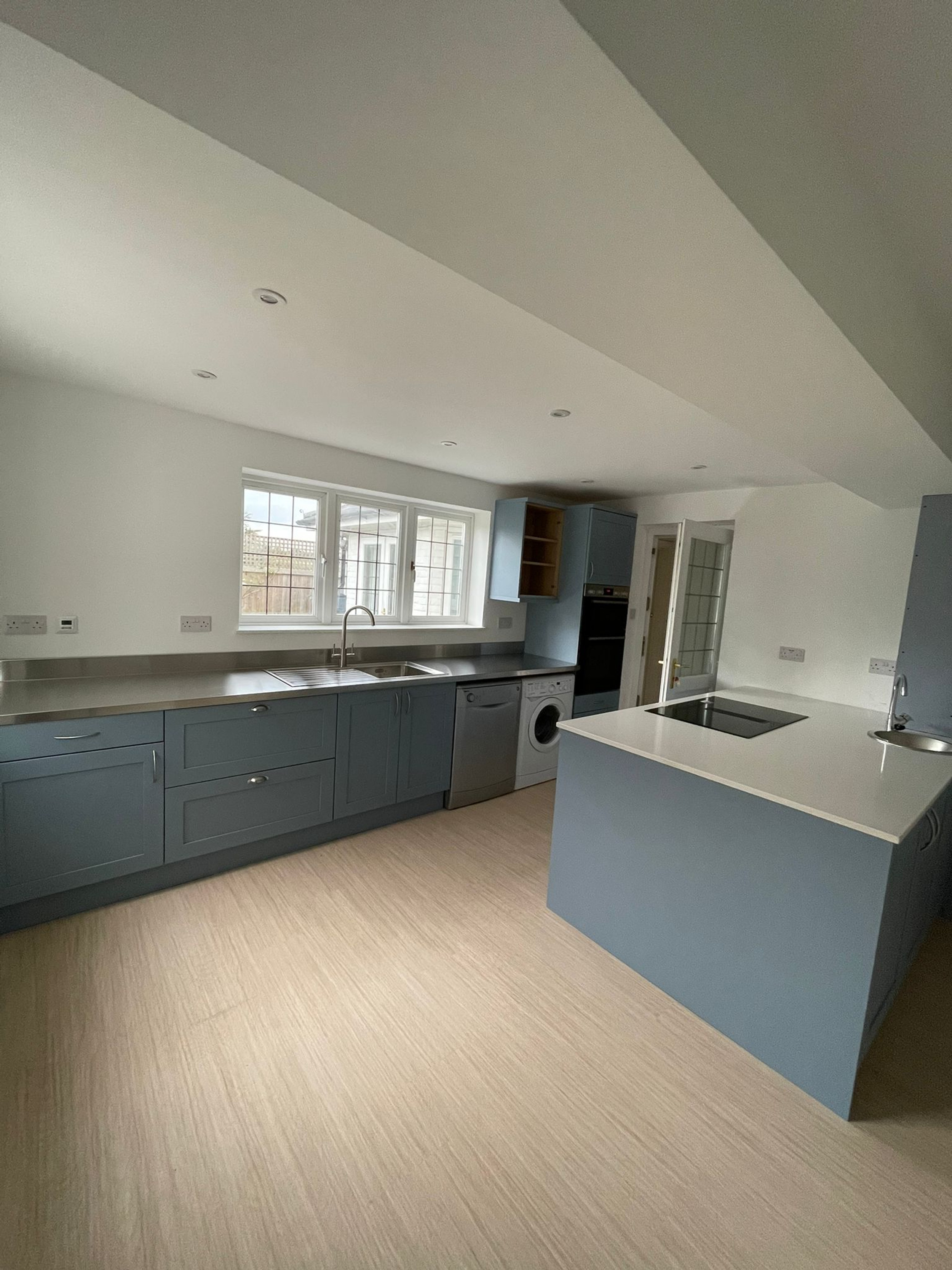 Masterclass Kitchen with Bespoke Stainless steel worktops