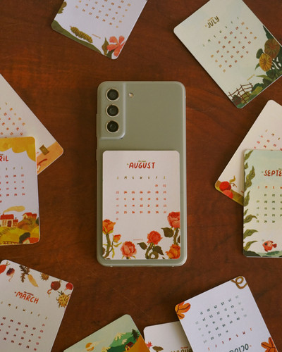 GROWING IN 2025 CALENDAR CARDS | nessart16