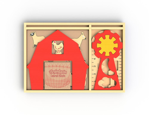 Begin Again - Art on the Farm Stencil Kit and Playset | cheek•a•de…meek ...