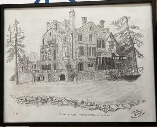 "Glen Eyrie Castle" - 11" x 14" Original Artwork | Firewall Buster Stud
