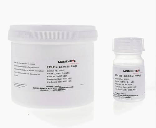 RTV615 A+B Clear Can Kit (550ml/500gr) | Silicones