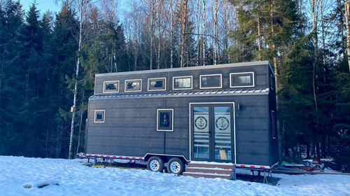 Modern Design Prefab house Modular tiny house on wheels Munich