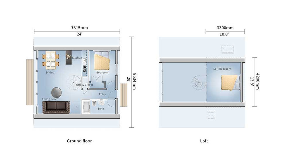 A frame House | DEEPBLUE SMARTHOUSE