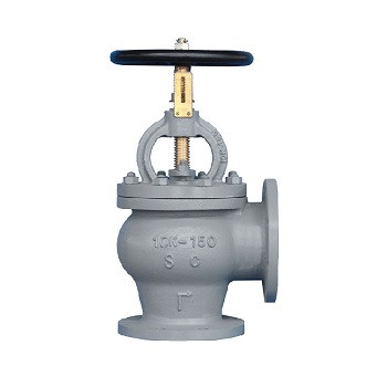 750421 ANGLE VALVE CAST-STEEL FLANGED ; F7320 10KG-50MM | shipstore