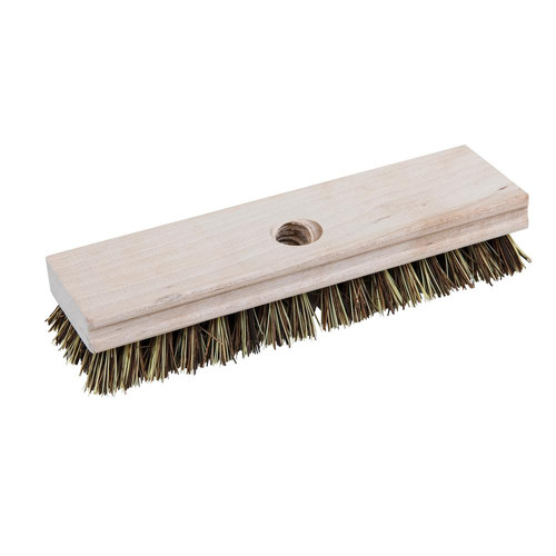510603 COIR DECK BRUSHES; Long Handle Width 300 mm | shipstore