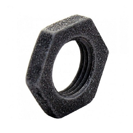 730678 Lock Nuts, Cast Iron, Black 1/2" | shipstore