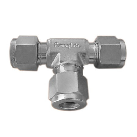 734417 Stainless Steel Flareless Tee Union; Size 8mm | shipstore