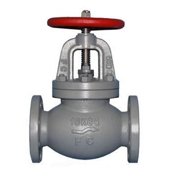751111 GLOBE VALVE SCREW DOWN CHECK ; C-IRON FLANGED F7353 5KG-400MM ...