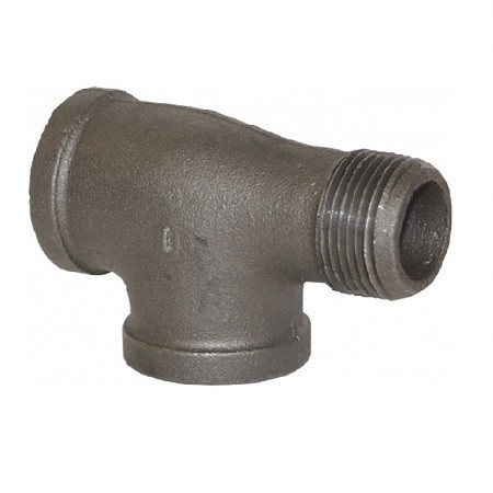 730350 Service Tee Cast Iron, Male and Female Screwed, Black 3/4 ...
