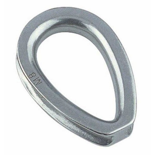 233677 STAINLESS STEEL WIRE ROPE THIMBLES; 16 mm | shipstore