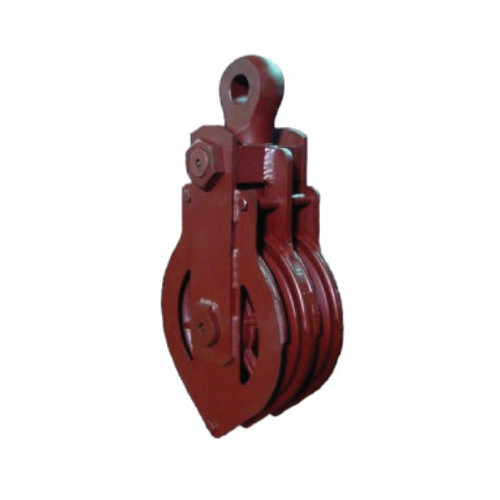 231559 STEEL PLATE CARGO BLOCKS; With Becket, 2BR, 340mm | shipstore