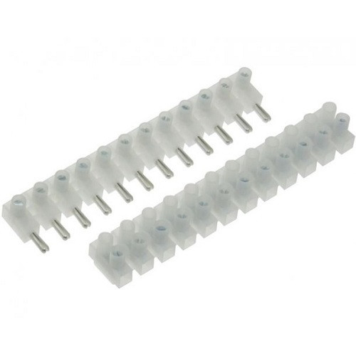 794636 SEPARABLE TERMINAL STRIPS; P.V.C. Flexible Strip, 10 Amp, 380 V ...