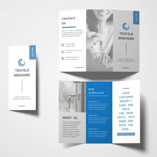 Long Brochure | Bold Print