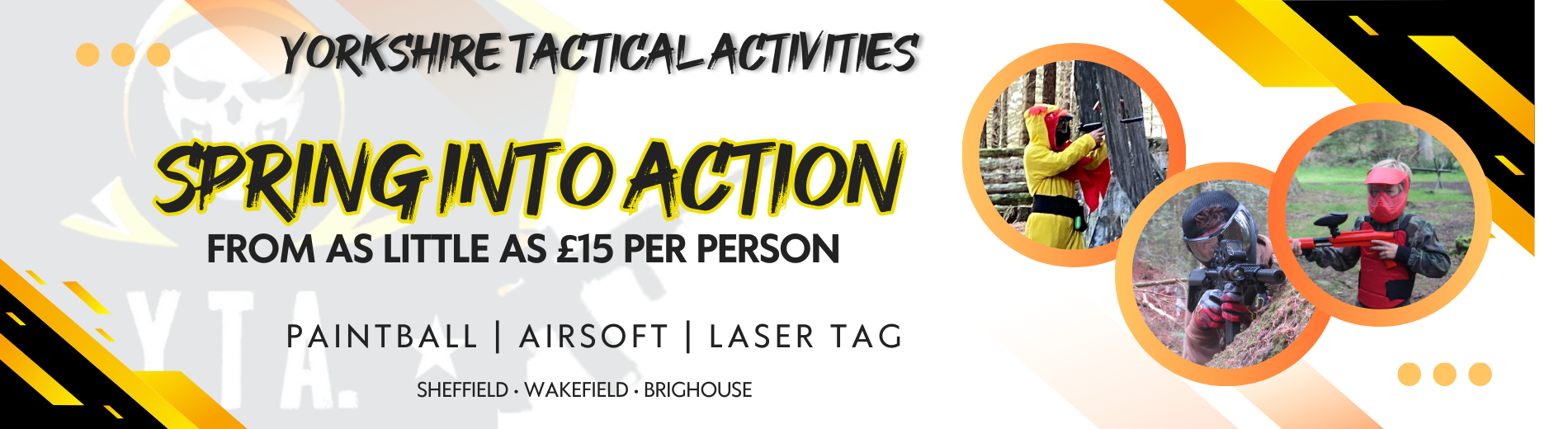 Paintball | Airsoft | Lasertag | Yorkshire Tactical Activities | England