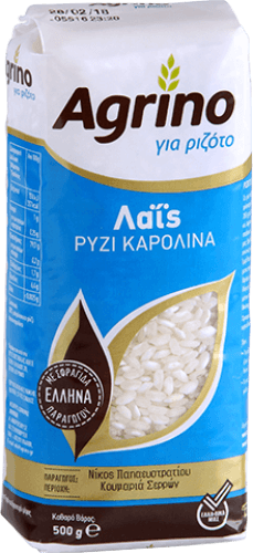 Medium Grain Rice (Karolina) Lais 500g Agrino | Bakalikon