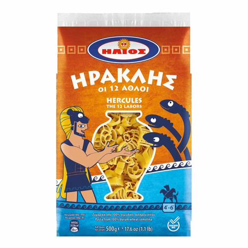 Hercules and the 12 Labors Pasta 500g Helios | Bakalikon