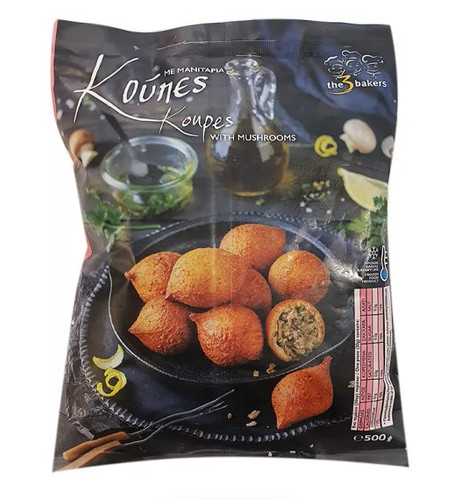 Koupes with Mushrooms 500g Three Bakers | Bakalikon