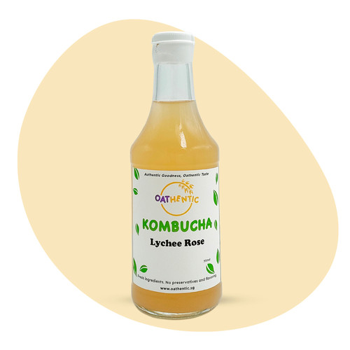 Lychee Rose Kombucha | Oathentic