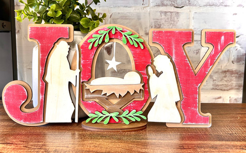 Joy Nativity DIY Sign Kit | SolelyYou