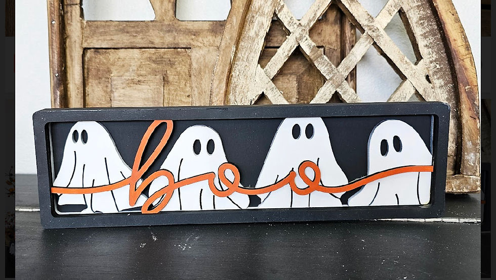 Boo Ghost Chunky DIY Sign Kit | SolelyYou