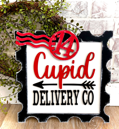 Valentine Cupid Stamp Sign DIY Kit | SolelyYou